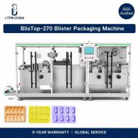 China Encoder Controlled BlisTop-270 Blister Packaging Machine Servo Towing Flat Plate Alu-Alu Packing Sealing Line for sale