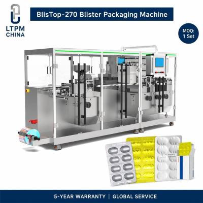 China BlisTop-270 Blister Packing Machine PLC Control Automatic Alu-Alu Alu-PVC Forming Filling Sealing Line for sale
