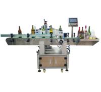 China Full Automatically round bottle labeling machine manual round bottle labeller with date code printing CE GMP for sale