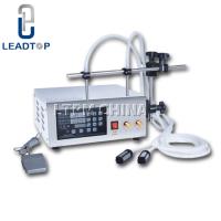 China Tin Cans 80W Liquid Filling Machine 350MM Manual Beer Bottle Filler for sale