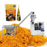 China Automatic Premade Zipper Bag Machine Turmeric Powder Packing Machine 70bags/Min for sale