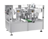 China Vertical Premade Bag Packing Machine Zip Lock Pouch Machine 45pcs/Min for sale