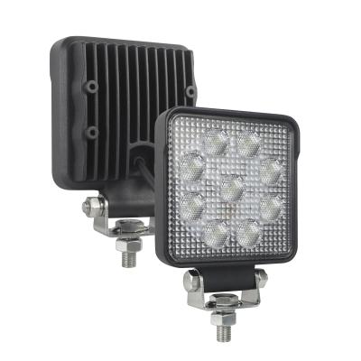 China 3850lm 13.5 W Square Flood LED Pods IP69K Waterproof For Golf Cart for sale