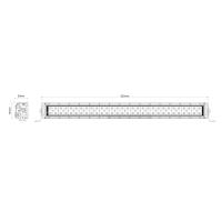 China 76cm 204W Car LED Light Bar Emark Osram LED Bars Heating Lens for sale
