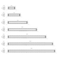 China Double Row Led Light Bar 1224w WaterProof Light Bar  Heating Lens Osram Emark R10 for sale
