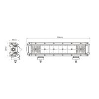 China 24pcs*3w Off Road Driving Dual Row Led Light Bar For SUV 2700lx R10 for sale