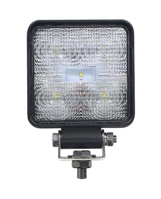 China 100mm 9W Square Automotive Led Flood Lights 12V R23 R10 Shockproof for sale