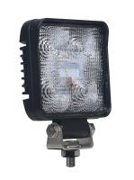 China 100mm 9W Square Automotive Led Flood Lights 12V R23 R10 Shockproof for sale