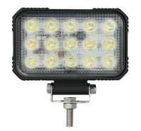 China Motorcycle 75W Rectangle Led Flood Light Dual Mount IP67 IP69K for sale
