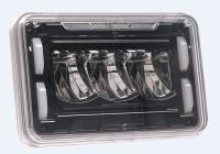China 30W Van Heated Led 4x6 High Beam Headlight DOT Approved Cree Chip for sale