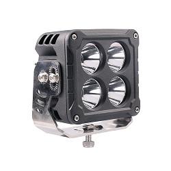 China IP69K 40w 4 Inch Square Heavy Duty LED Work Lights OSRAM Spot Beam for sale