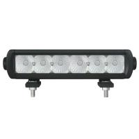 China 1 PCS 6000K Slim Single Row LED Light Bar 18w 9 Inch 1620lm Output for sale