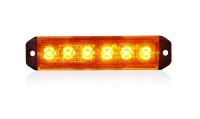 China 6PCS*1W Osram Chip LED Flashing Warning Lights R65 Off Road LED Flood Lights for sale
