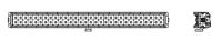 China 180W Water Proof Light Curved Double Row CREE Led Light Bar Offroad Driving Lighting for sale
