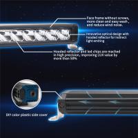 China Vehicle 45mm Slim Single Row LED Light Bar 6pcs*3w Osram Anti Shock ODM OEM for sale