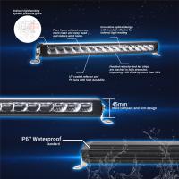 China 39.5 Inch Combo Beam Slim Single Row LED Light Bar 90w ODM Stainless Steel for sale