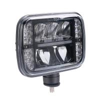 China Black SAE 5 X 7 LED Snow Plow Headlights 30W 6000K High Low Beam for sale