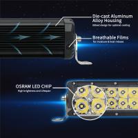 China EMARK OEM Car Roof Dual Row Led Light Bar 84w 7.5 Inch For Power Sports for sale