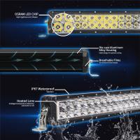 China Pick Up Roadshock 14 Inch Dual Row Led Light Bar Black 144W 6480lm for sale