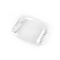 China Clear Blue 4x4 Plastic LED Cube Light Covers For Truck ATV Work Light for sale