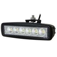 China RoHS Flood Beam Ultra Thin LED Light Bar 12V Flood Beam DC 30V for sale