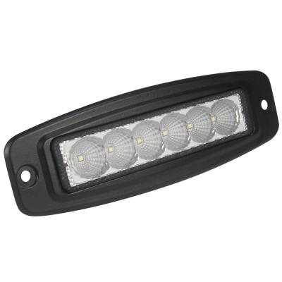 China DC 10V 6 Inch Single Row Ultra Slim LED Bar Flush Mount 4x4 6pcs for sale