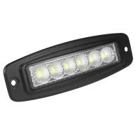 China 6 Inch 6pcs*3w Bridgelux Ultra Slim LED Bar Flush Mount Flood Beam For Motorcycle for sale