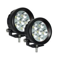China Bridgelux 3 Inch Flood Round LED Offroad Lights 2 PCS 1440lm for sale