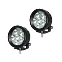 China Bridgelux 3 Inch Flood Round LED Offroad Lights 2 PCS 1440lm for sale