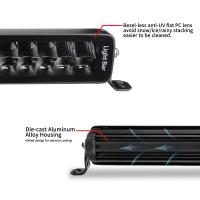 China 50 Inch 480W 19601Lm Dual Row LED Light Bar With Alu Firm Bracket for sale