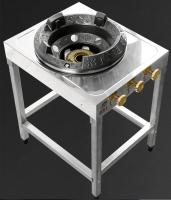 China Stainless steel hotel stove commercial high pressure gas cooker single stove liquefied gas blower fierce fire cooker for sale