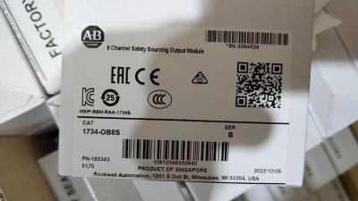 China 24VDC Allen Bradley 1734-OB8S POINT I/O Safety I/O Module Eight Current Sourcing Output Channels for sale