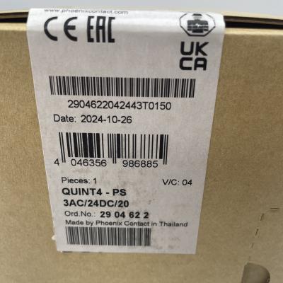 China Phoenix Contact QUINT4-PS3AC/24DC/20 2904622 Power Supply for sale
