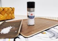 China Glass Salt and Pepper Mill Grinding Mechanism 80ml Capacity 44mm Diameter Manual Adjustable for sale