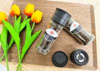 China Kairun Manual Glass Grinder - Customizable Capacity Spice Container with Adjustable Grinding for sale