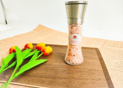China Durable Glass Grinders with Plastic Cap Glass Bottle Customizable Colour for sale