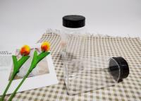 China 500ml Clear Plastic Spice Jars with Flip-Top Lids - BPA-Free Kitchen Storage Containers for sale