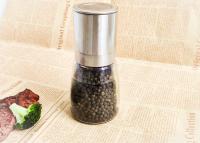 China Kairun Stainless Steel Manual Glass Pepper Salt Grinder 5000 PCS MOQ for sale
