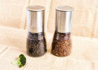 China Kairun Stainless Steel Manual Glass Pepper Salt Grinder 5000 PCS MOQ for sale