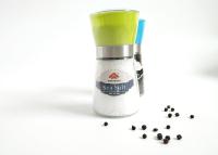 China Adjustable Salt and Pepper Grinder Mill 150ml 200ml Stainless Steel Glass for sale
