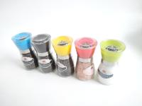 China Adjustable Salt and Pepper Grinder Mill 150ml 200ml Stainless Steel Glass for sale
