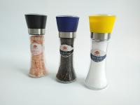 China Kichen Accessories Glass Salt and Pepper Mixer Grinder Mill bottle for sale