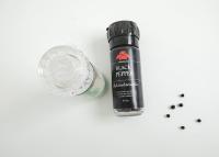China Acrylic Salt and Pepper Grinder Glass Bottle Plastic Lid Adjustable Spice Mill Custom Size for sale