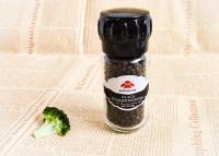 China Manual Glass Grinder Adjustable Refillable Spice Salt Pepper Mill 200ml for sale