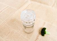 China Plastic Cap Glass Bottle Grinding Tool Adjustable Manual Spice Grinder 100ml for sale