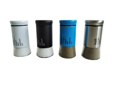 China 100ml Glass Spice Jars with Aluminum Cap - Round Refillable Containers for Salt, Pepper, Oil Storage for sale