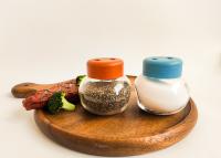 China Customizable Glass Jar With Plastic Lid Capacity Customizable Refillable Glass Jar for sale