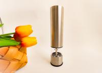 China Kairun Stainless Steel Electric Salt & Pepper Grinder with Ceramic Mechanism - 4 AA Battery Powered, Adjustable Grind for sale