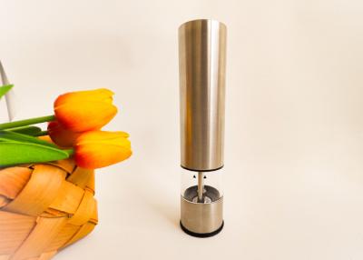 China Kairun Stainless Steel Electric Salt & Pepper Grinder with Ceramic Mechanism - 4 AA Battery Powered, Adjustable Grind for sale