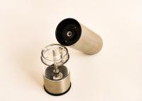China Kairun Stainless Steel Electric Pepper Grinder with Ceramic Mechanism - Various Sizes, 4 AA Battery Powered for sale